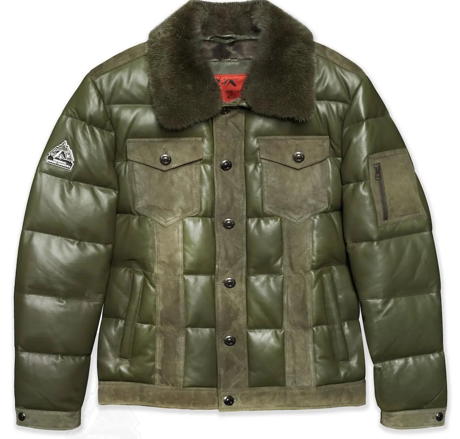 Original Goose Country Men's Goose Down Leather Jacket – Kuzu Leather