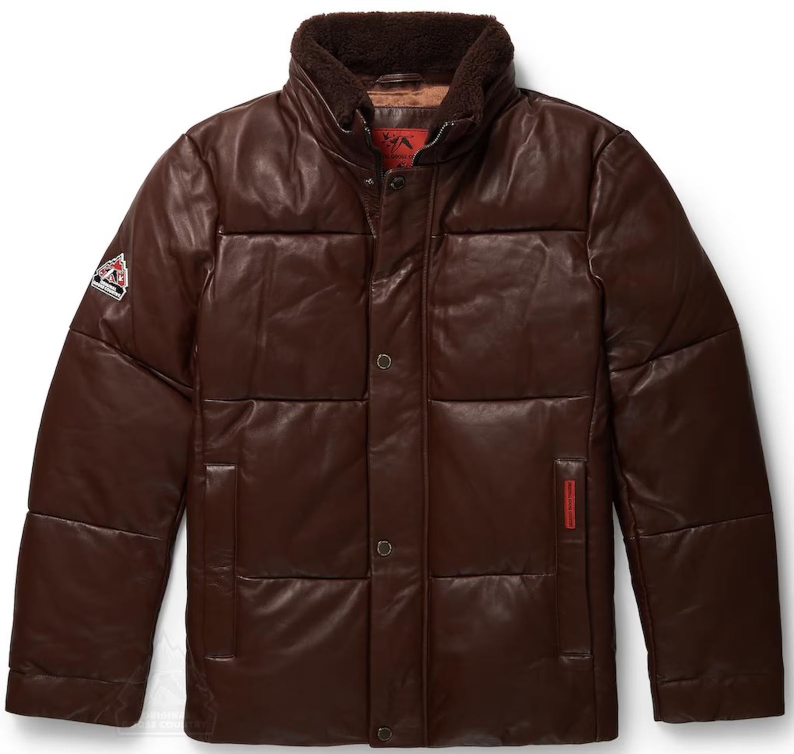 Original Goose Country Men's Goose Down Leather Jacket – Kuzu Leather